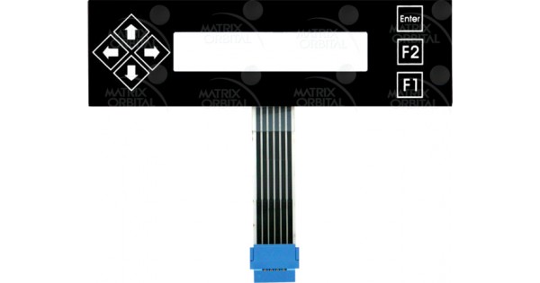 Membrane Keypad for LCD, VFD, OLED and TFT Displays, Custom keypad