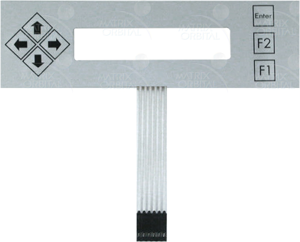 7 Button Keypad Overlay