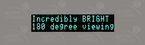 5.25" 1U Bay 20x2 Character VFD Display