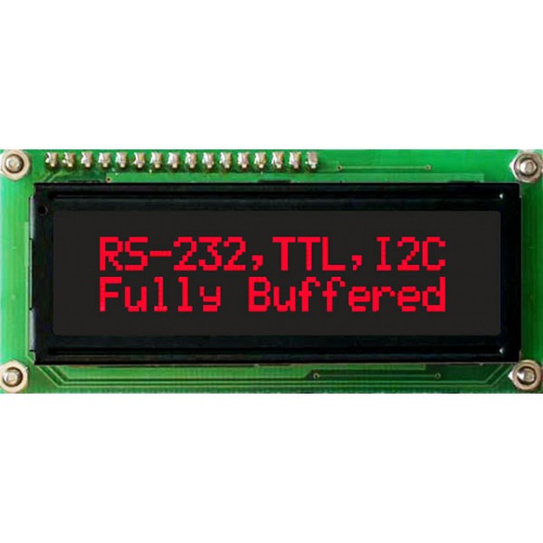 Serial LCD 16x2 Intelligent USB - LK162-12