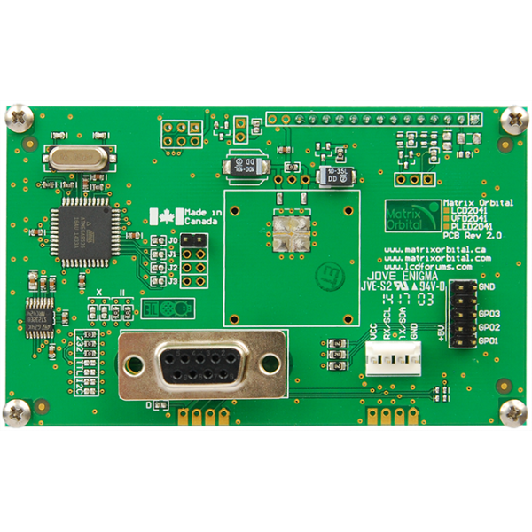 20x4 Intelligent Character VFD Display