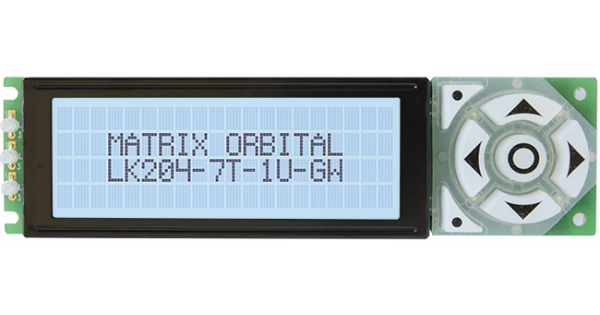 20x4 1U Character LCD Display