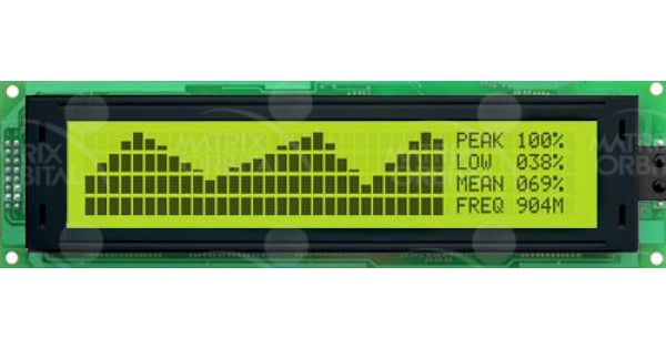 40x4 Character LCD display