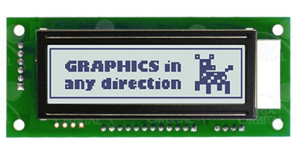 Graphic LCD Display 122x32 1U HMI 25 keypad